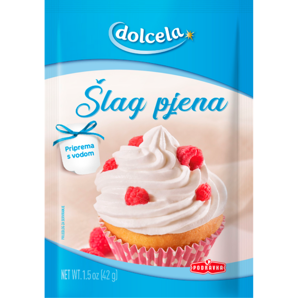 Dolcela Šlag pjena – priprema s vodom