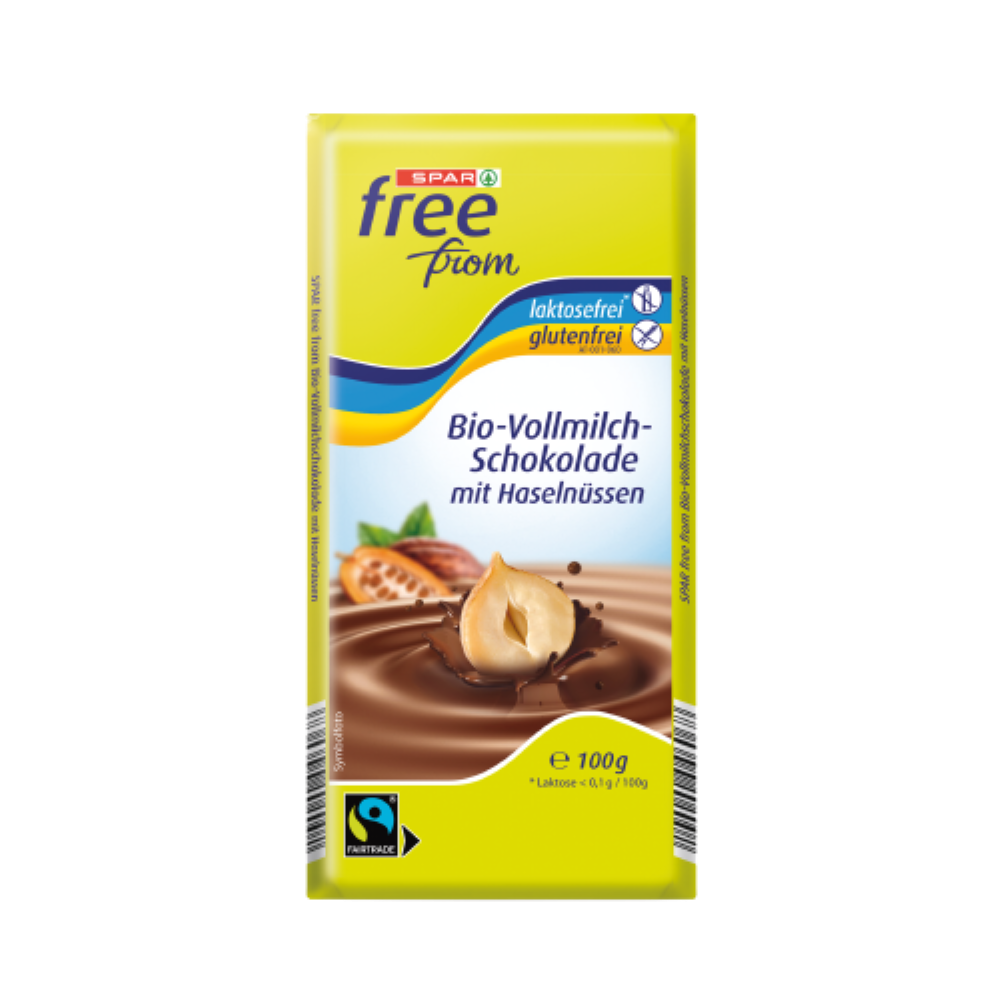 ČOKOLADA LJEŠNJAK SPAR FREE FROM 100 g